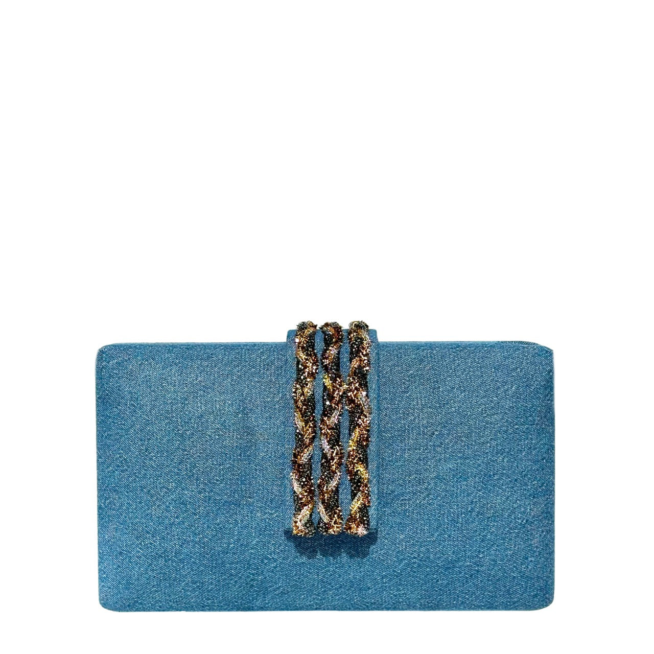 Shop Bambi Braided Fringe Hand Embroidered Designer Clutch | Simitri