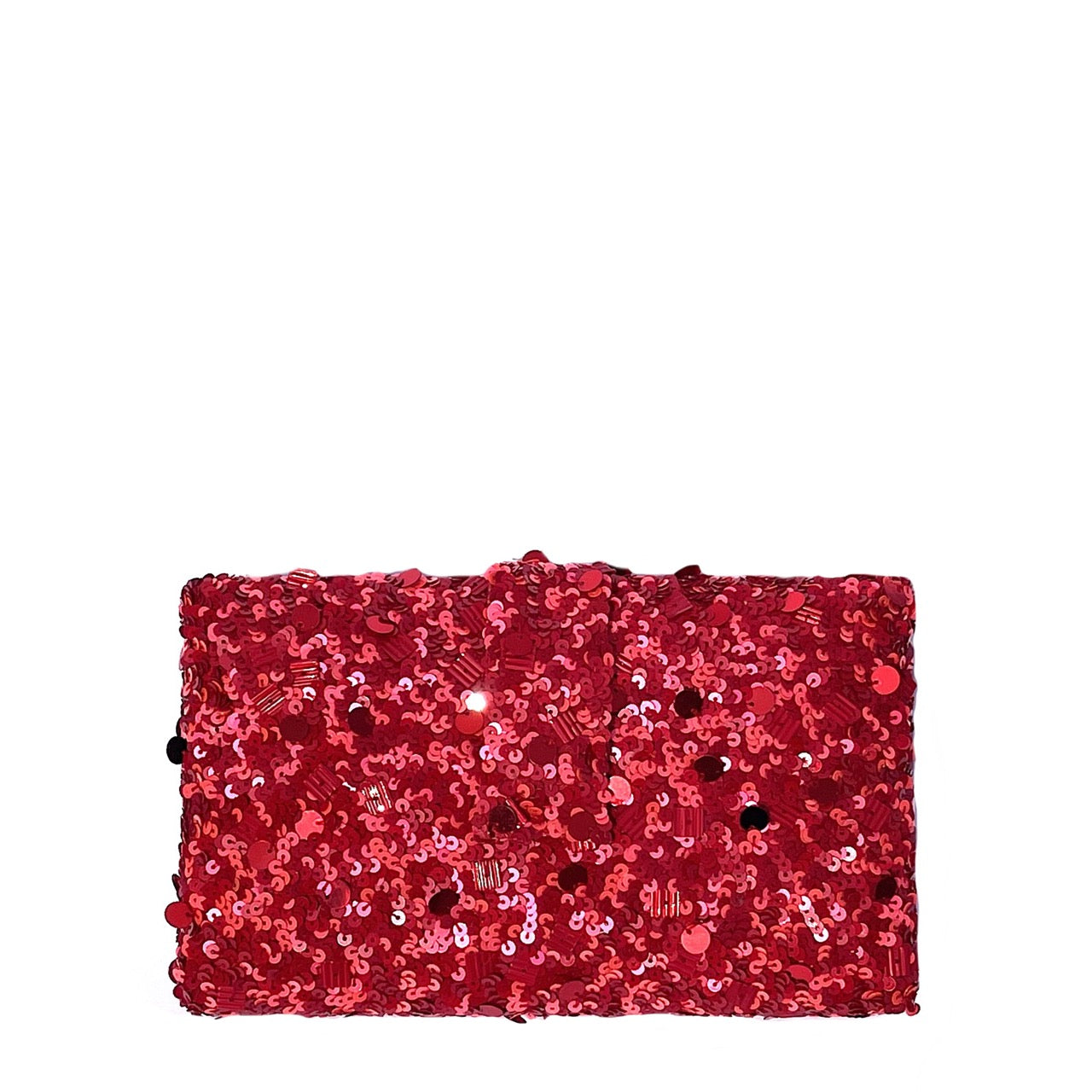 Buy Women's Red Sequin Cayenne Kitsch Clutch Online - SIMITRI